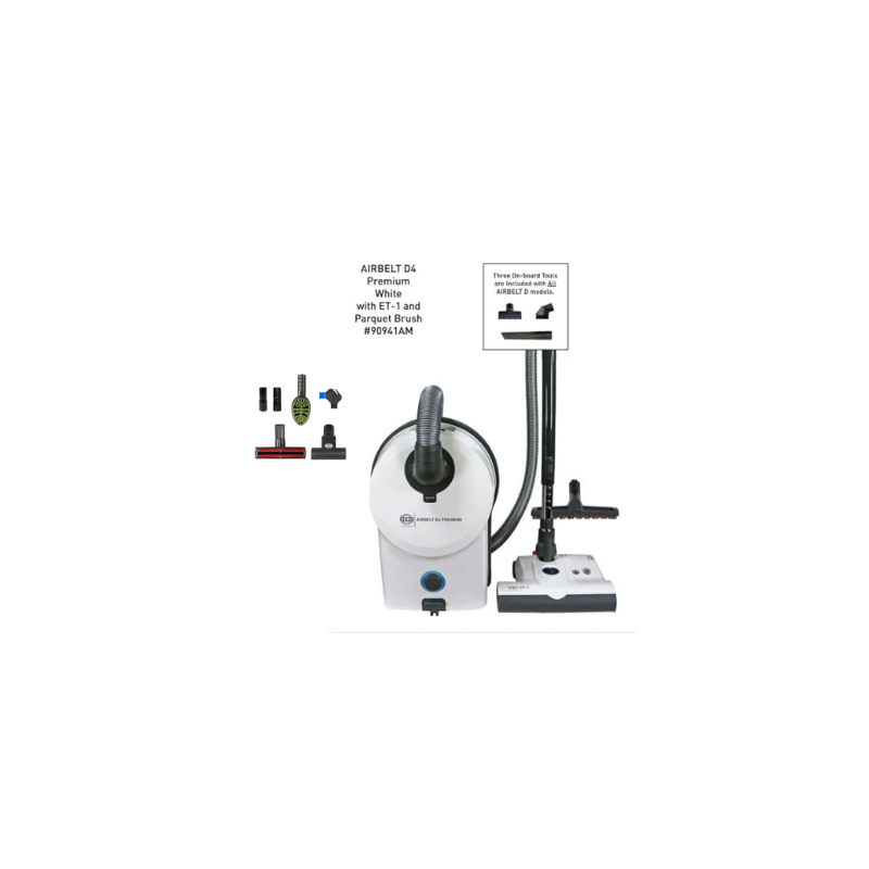SEBO AIRBELT D4 Pet Bundle Premium White Canister Vacuum — Best Vac