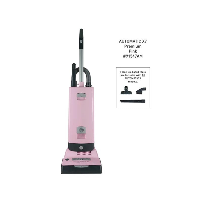SEBO Automatic X7 Upright Premium Pastel Pink 91547AM — Best Vac